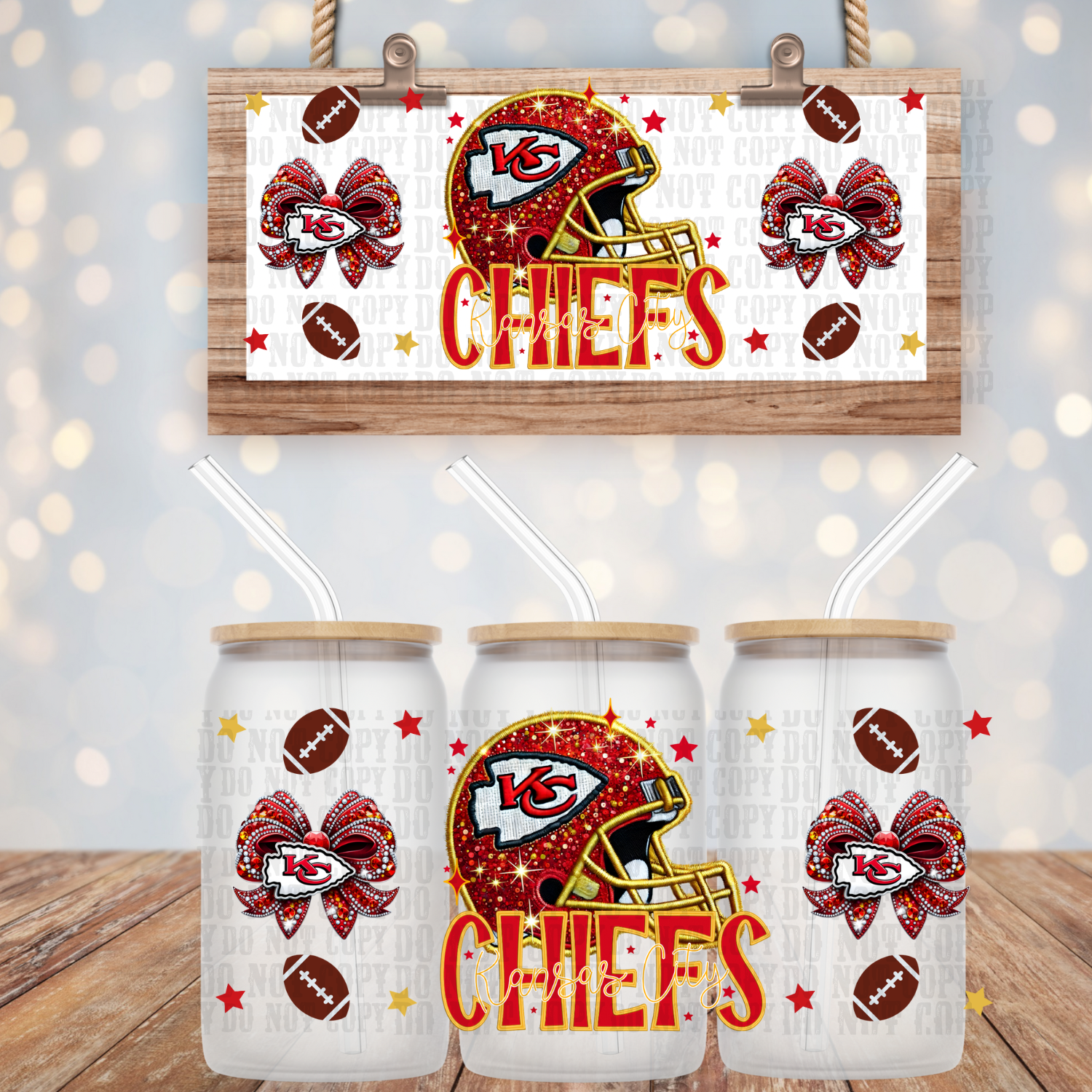 KC Coquette Bundle 16oz UV DTF CUP WRAP – Bellisima Creations