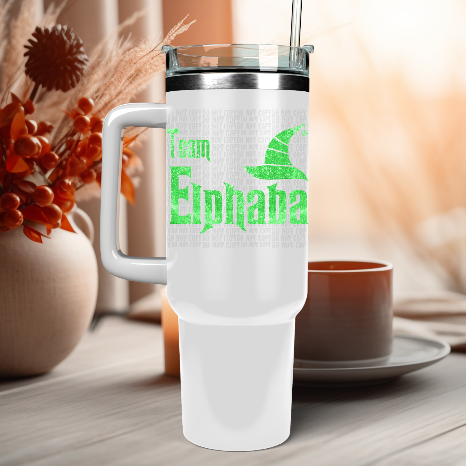 40oz TEAM ELPHABA UV DTF DECAL – Bellisima Creations