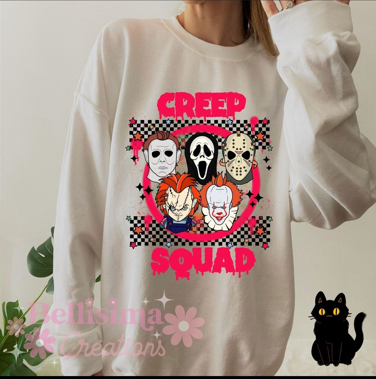 Creep Squad Besties Graphic Tee – Bellisima Creations