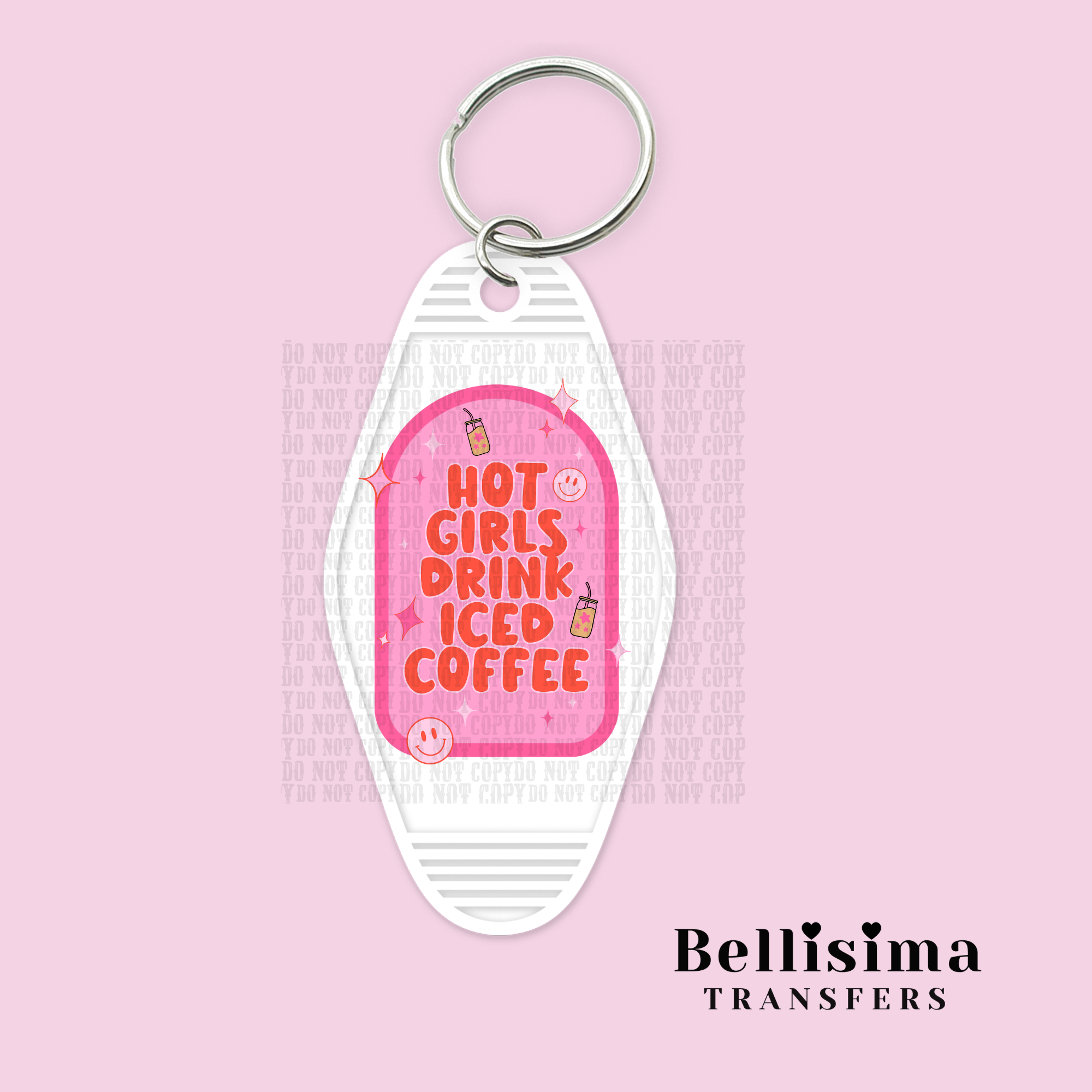 Hot Girls Drink Iced Coffee UV DTF Decal – Bellisima Creations